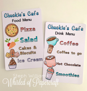 Pretend Play Menus – Whirled of Papercraft
