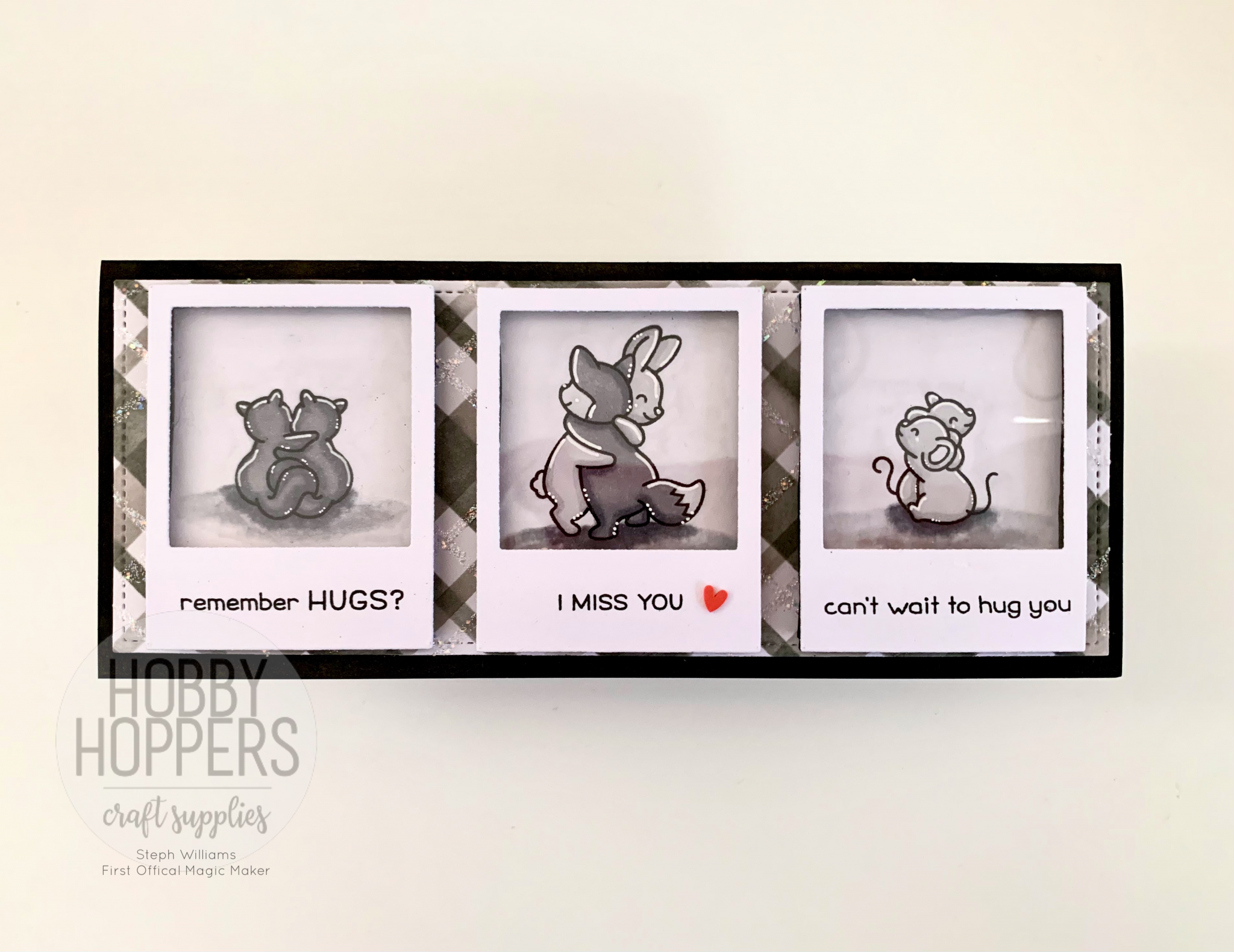 Magic Maker for Hobby Hoppers | Lawn Fawn Slimline Card & Happy Hugs ...